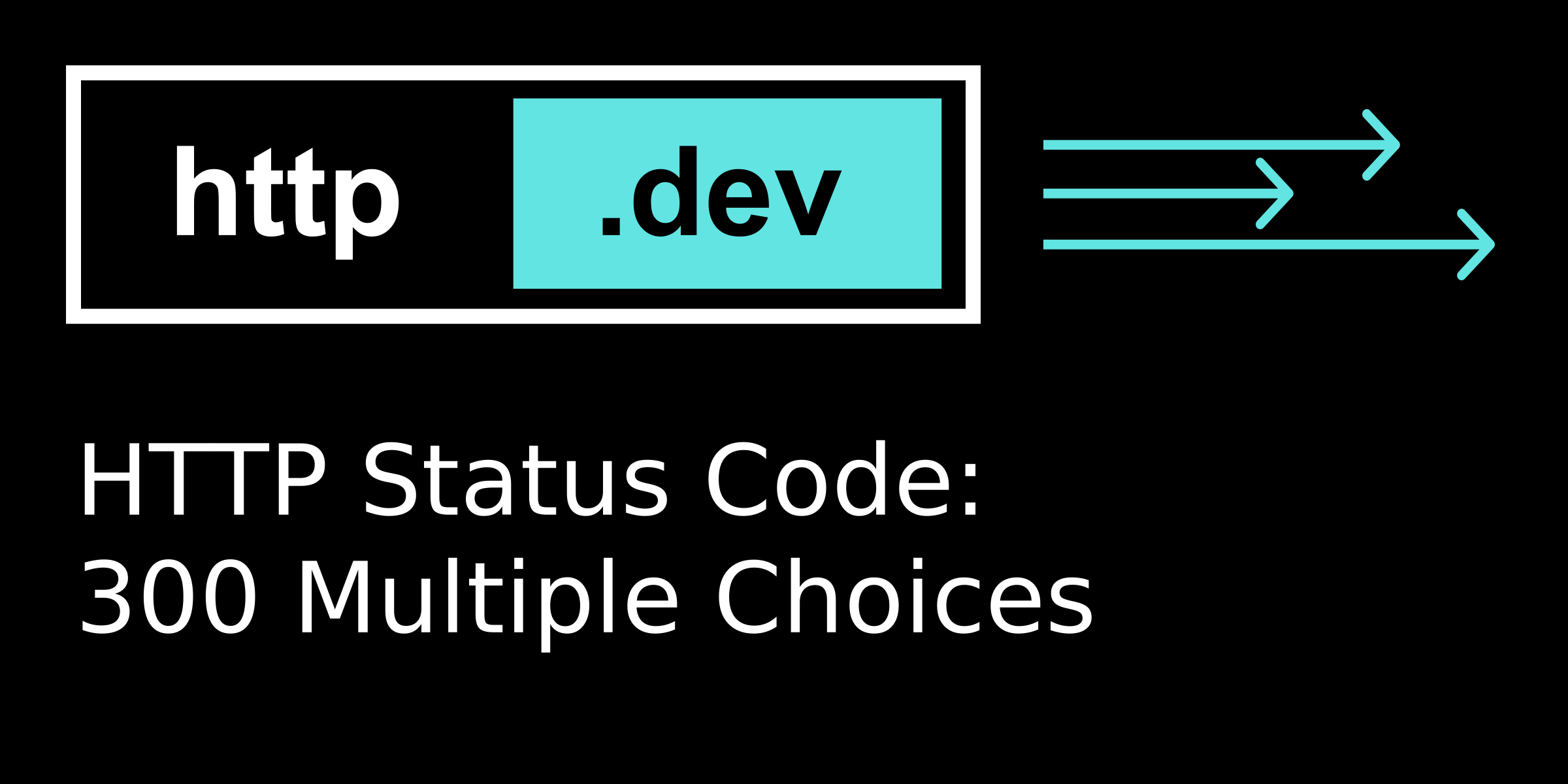 300 Multiple Choices - HTTP status code explained
