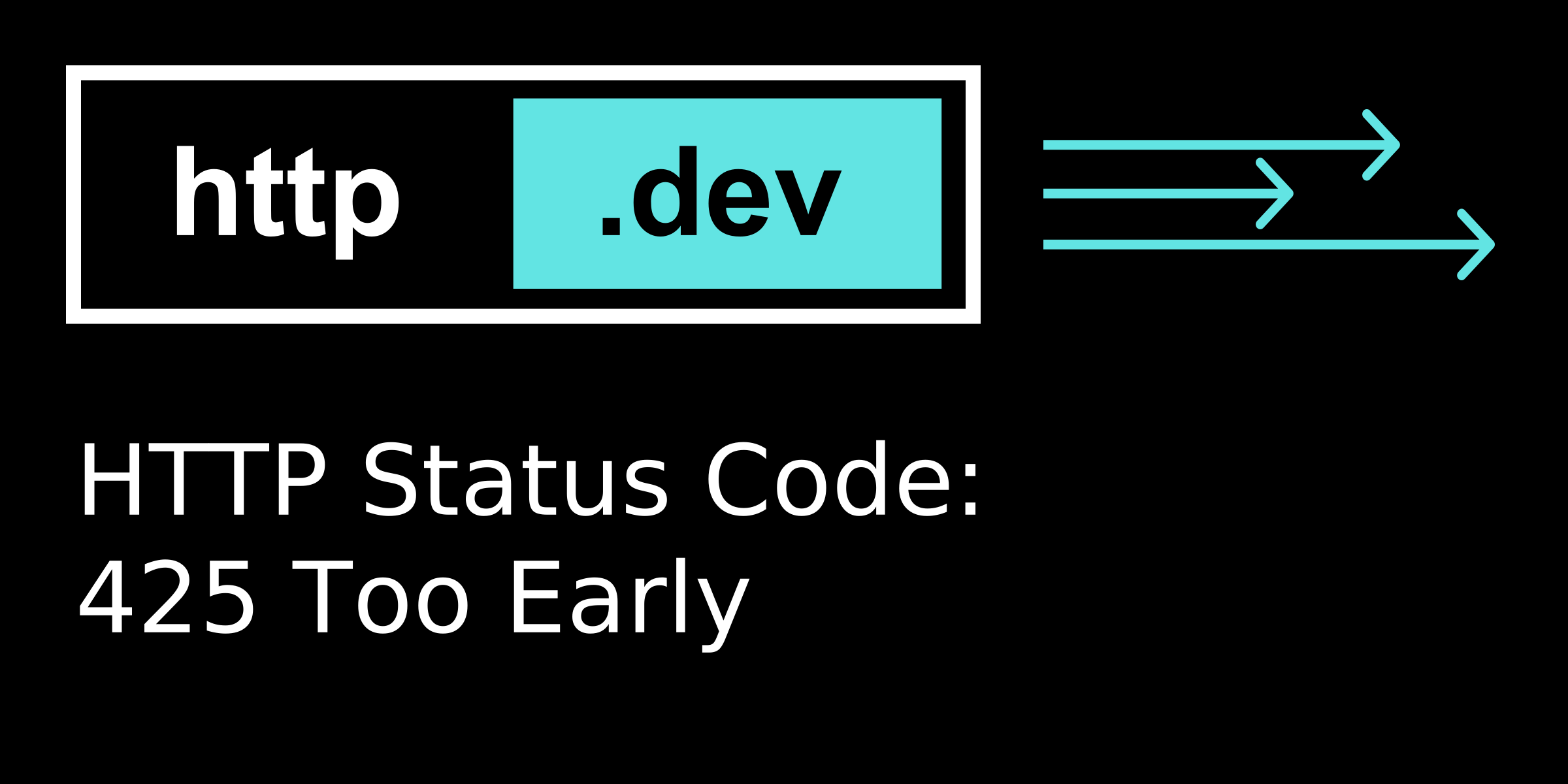 425 Too Early - HTTP status code explained