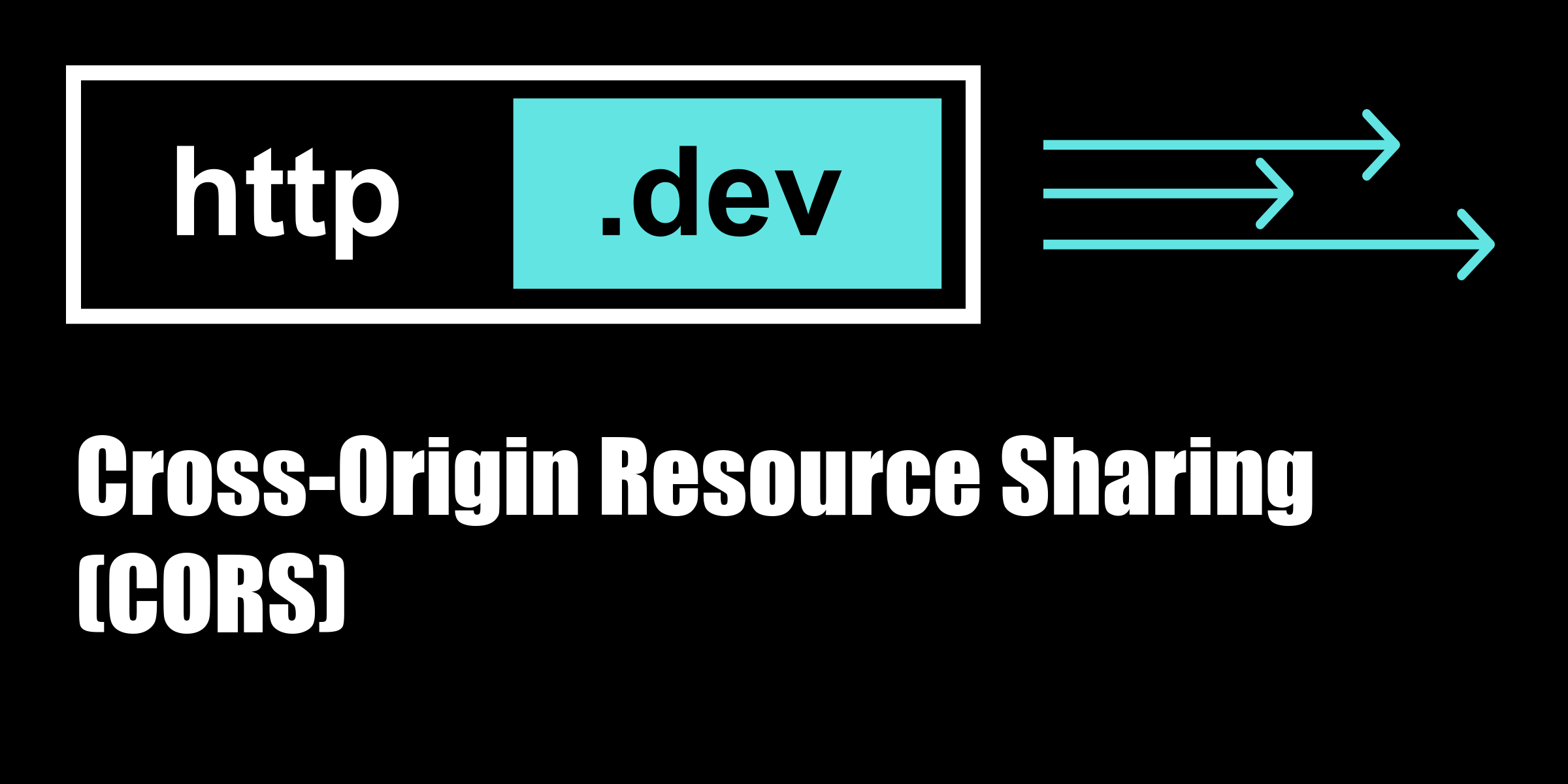 Cross-Origin Resource Sharing (CORS) explained